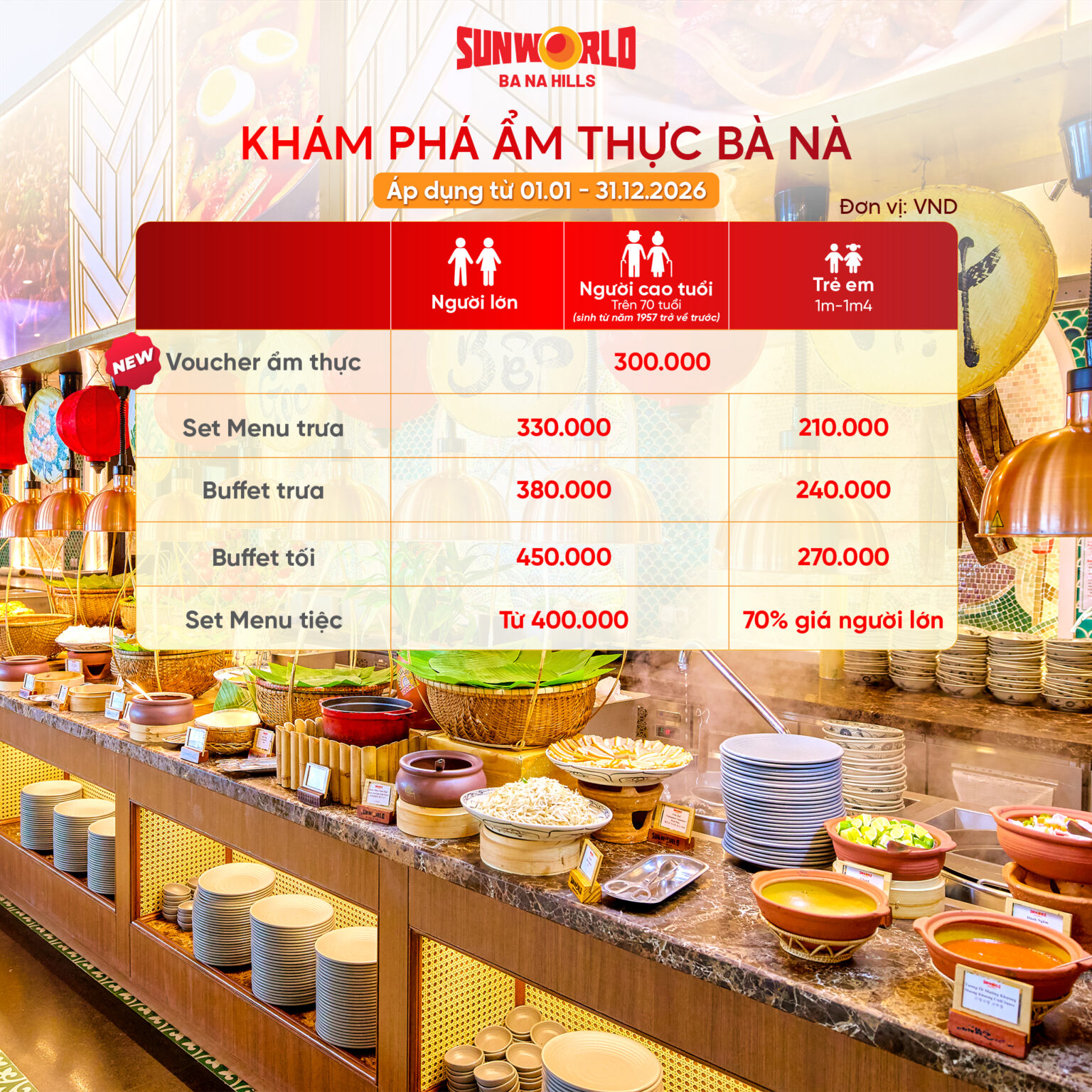 Ba Na Hills Lunch Buffet Ticket | Ba Na Hills Online Ticket Booking